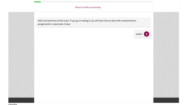 How to write a summary