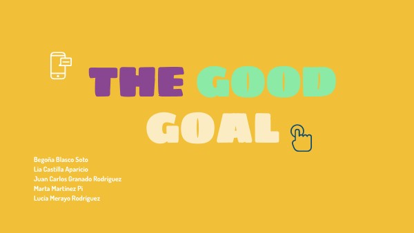 THE GOOD GOAL | Genially