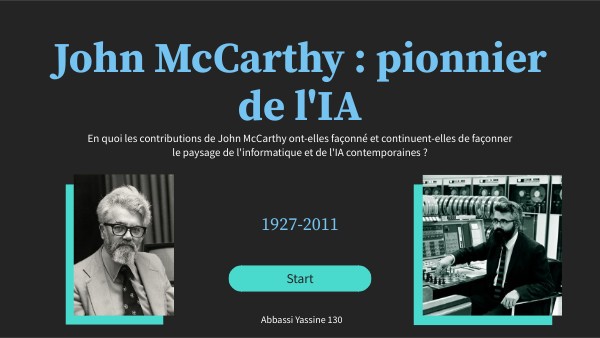 John McCarthy | Genially