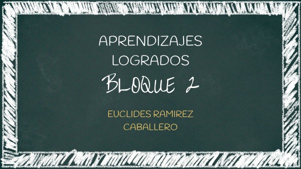 APRENDIZAJES LOGRADOS BLOQUE II | Genially