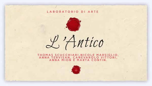 arte laboratorio: L'ANTICO