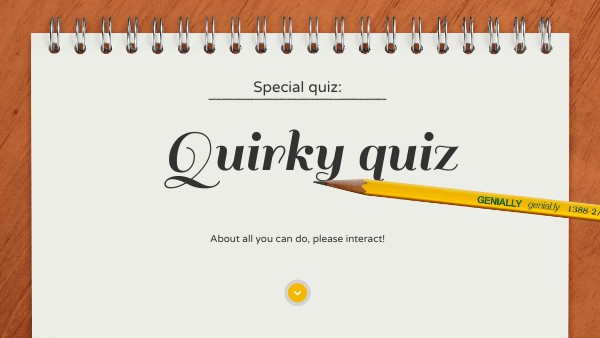 Quirky quiz