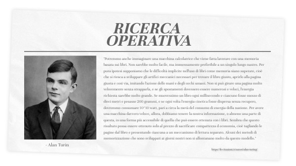 RICERCA OPERATIVA | Genially