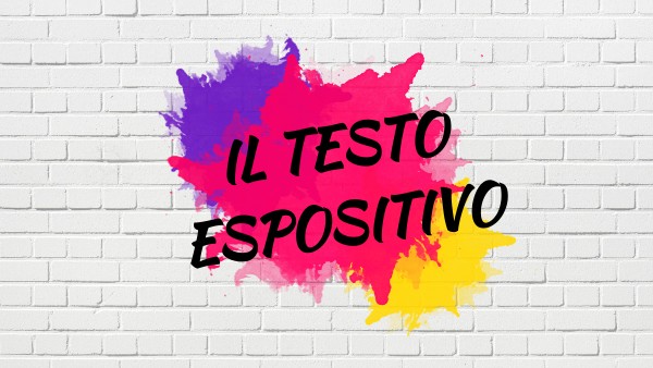 TESTO ESPOSITIVO