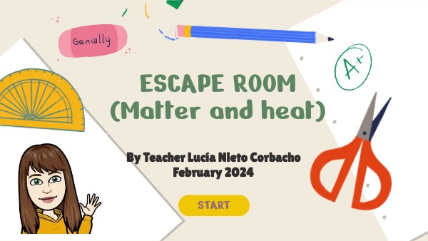 Escape room (matter and heat) by Teacher Lucía Nieto Corbacho | Genially