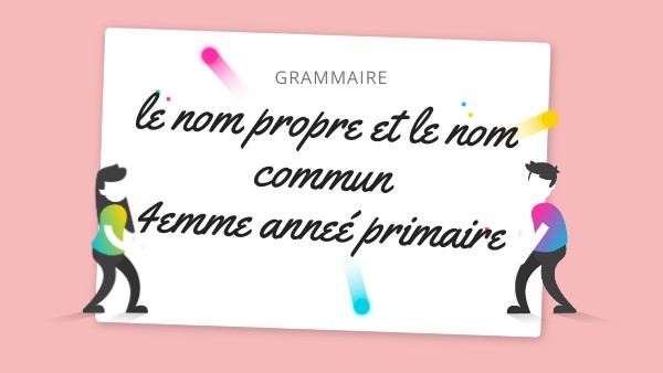 le nom propre et le nom commun | Genially