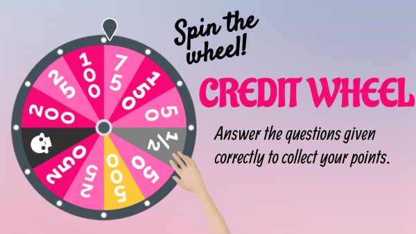 credit wheel (it is made of) | Genially