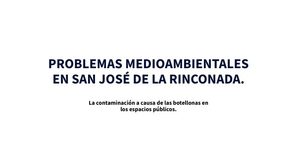 PROBLEMAS MEDIOAMBIENTALES