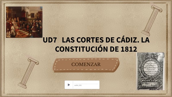 CORTES DE CADIZ. CONSTITUCIÓN DE 1812