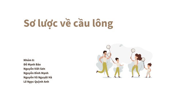 Sơ lược về cầu lông | Genially