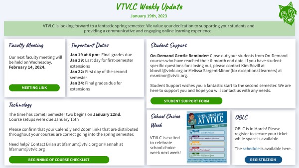 1/19/2024, Weekly VTVLC Update | Genially