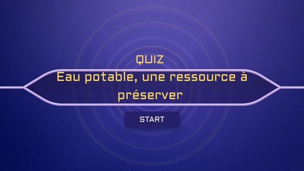 Eau potable QUIZ | Genially