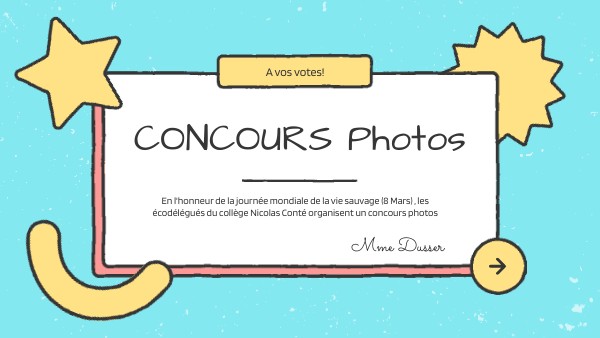 Concours Photo Collège Nicolas Conté | Genially
