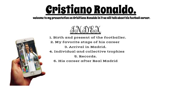 CRISTIANO RONALDO. | Genially