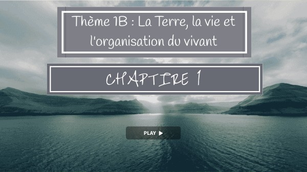 Chapitre 1 : Biodiversité (Seconde) | Genially