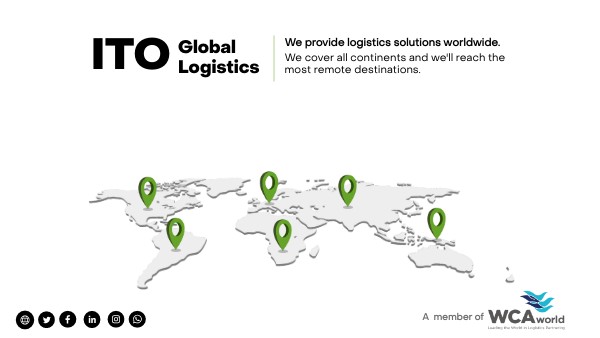 ITO Global Logistics World Coverage Map