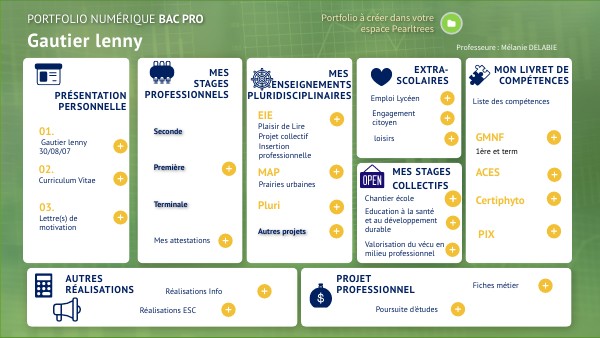 Lenny - Portfolio Bac pro GMNF