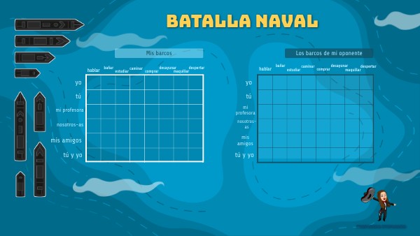 BATALLA NAVAL Verbos ar | Genially
