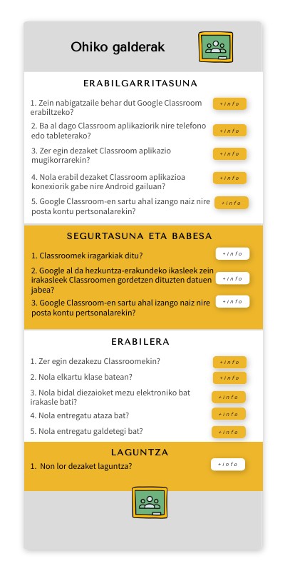 Ohiko galderak | Genially