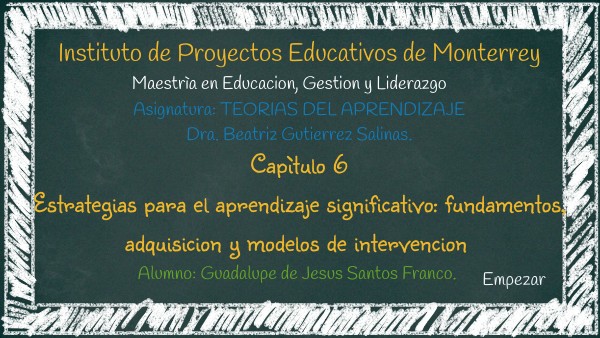 PRESENTACIÓN CAP.6 ESTRATEGIAS ... | Genially