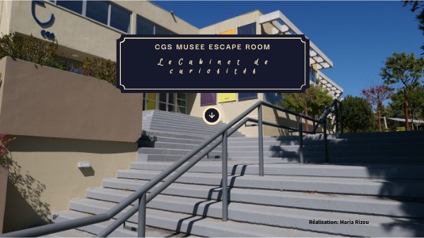 MUSEE ESCAPE ROOM | Genially