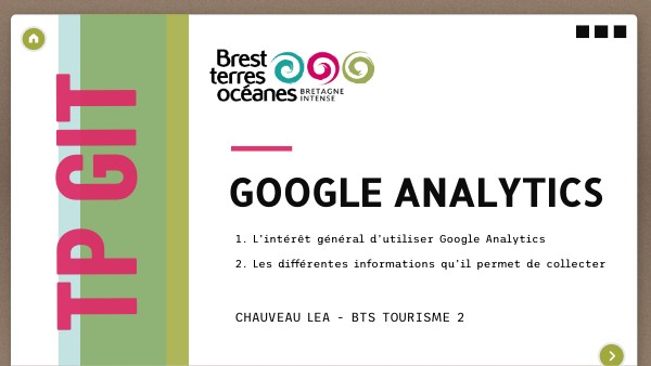 GOOGLE ANALYTICS - CHAUVEAU LEA | Genially