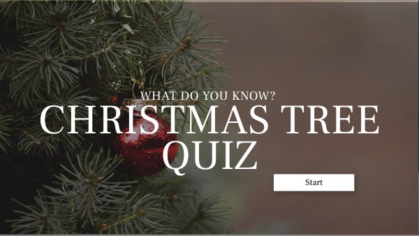 CHRISTMAS TREE QUIZ