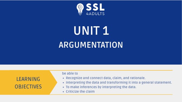 Module 1 Argumentation 1