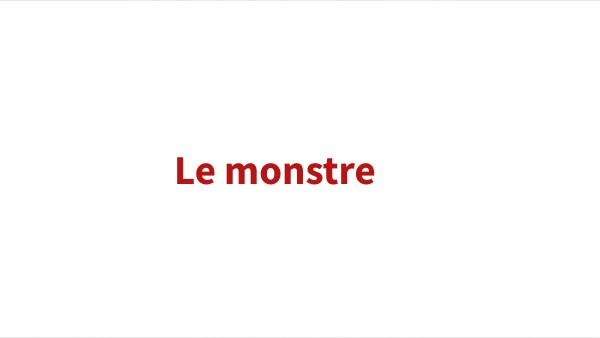 définition monstre