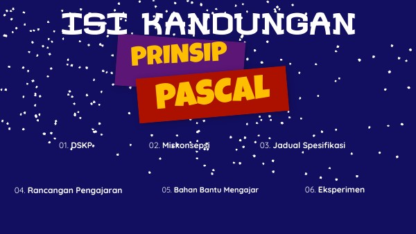 PRINSIP PASCAL