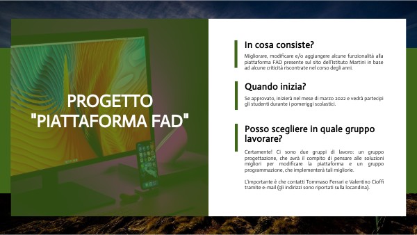 PROGETTO AREA FAD | Genially