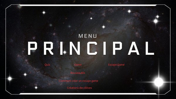 Menu Principal