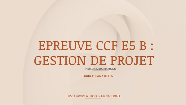 P1 - PRESENTATION E5 B FFK