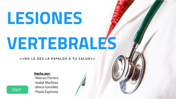 PRESENTACIÓN LESIONES DE LA COLUMNA | Genially