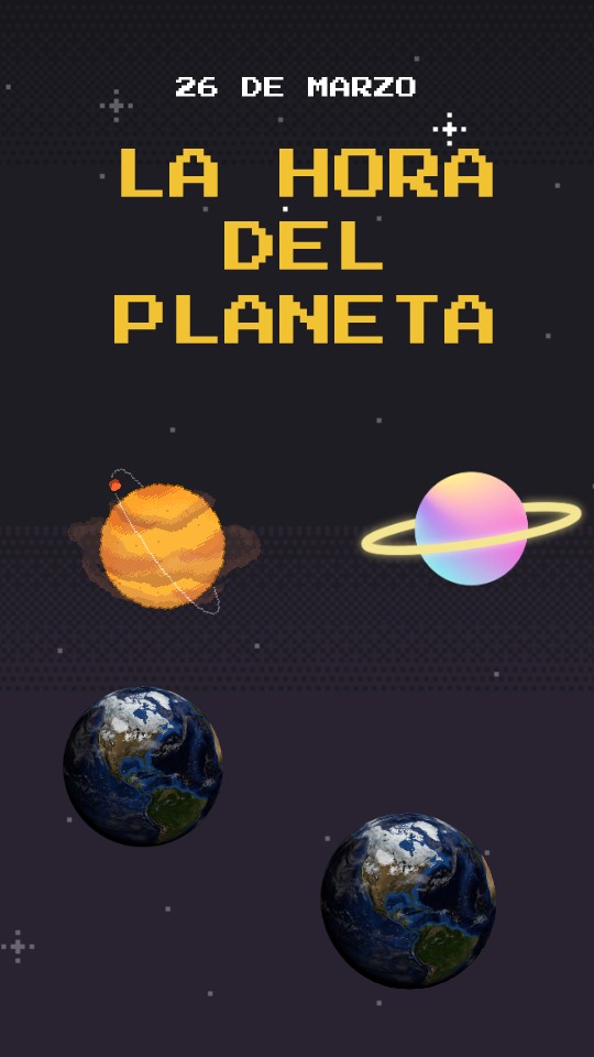 poster la hora del planeta | Genially
