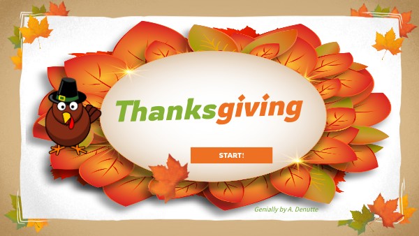 Thanksgiving Day activities | Genially