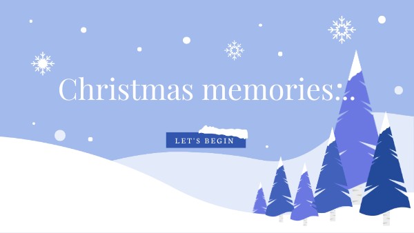 Christmas memories...