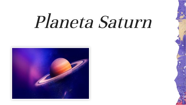 Planeta Saturn | Genially