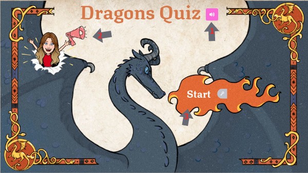 DRAGONS QUIZ- picture_letter_acthrfs | Genially