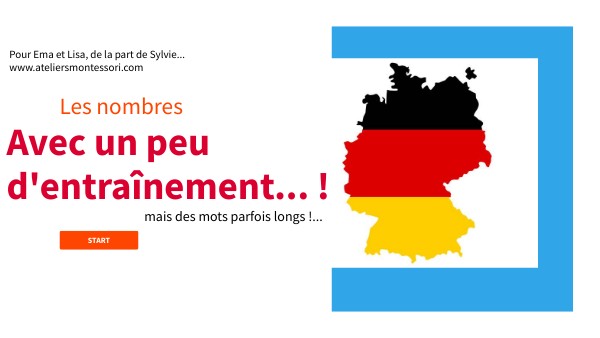 Quelques nombres en allemand. | Genially