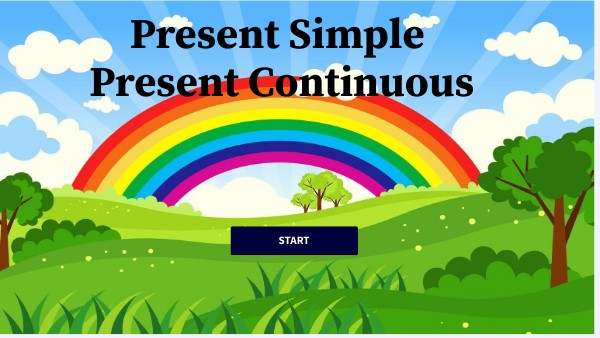 QUIZ Present Simple - Present Continuous | Genially