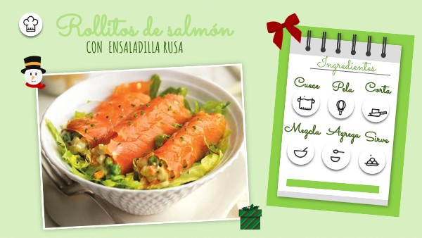 ollitos de salmón con ensaladilla rusa