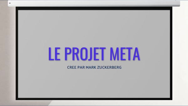 PROJET META