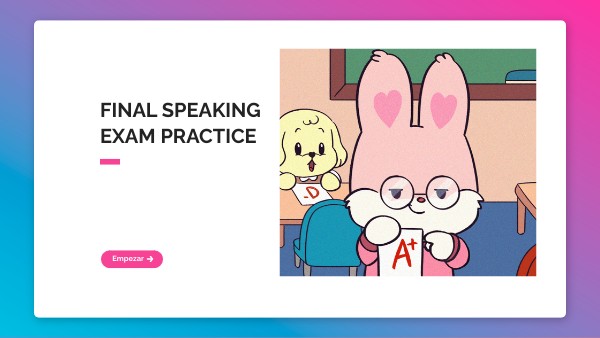 speaking exam review | Genially