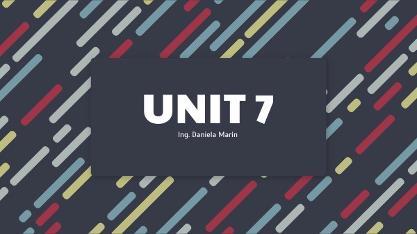 unit 7 week 1 | Genially