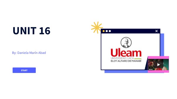 Unit 16 W1 | Genially