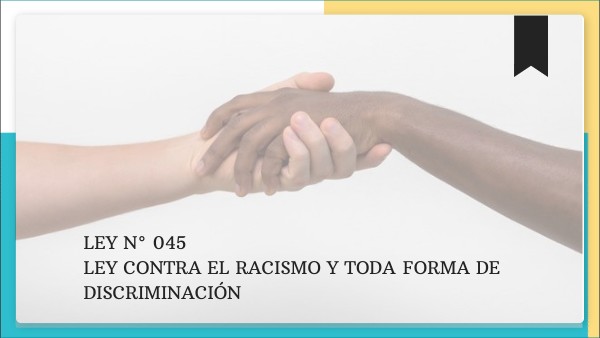 Ley Nº 045 | Genially