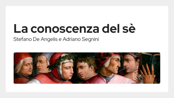 la conoscenza del se | Genially
