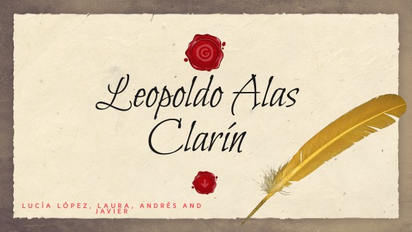 Leopoldo Alas Clarín | Genially