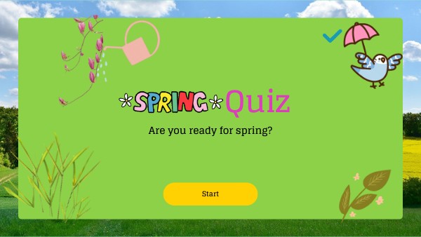 Spring QUIZ | Genially